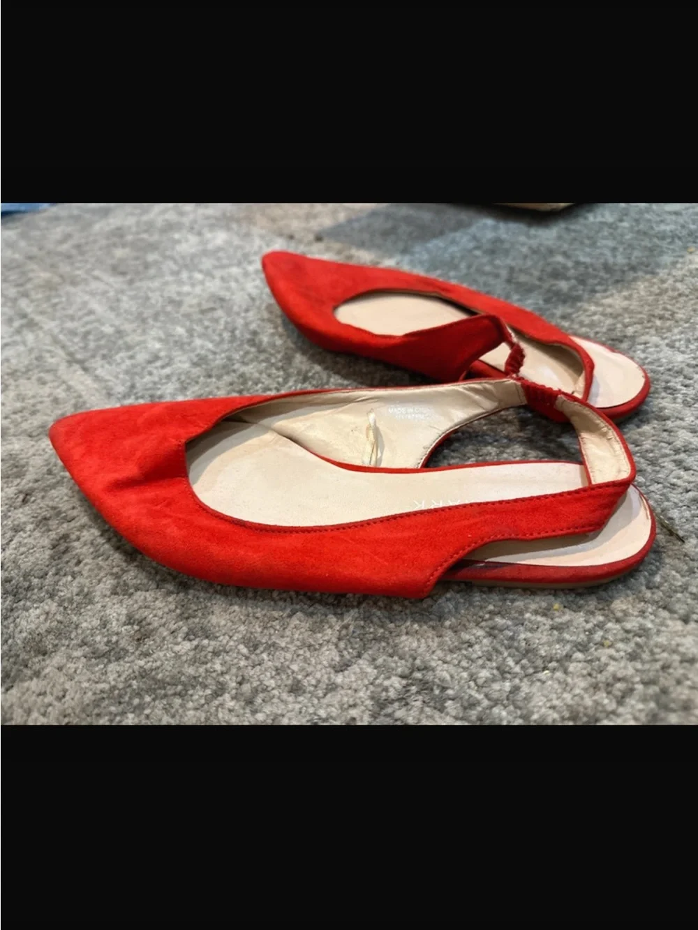 Primark | Shoes | Primark Red Pointed Toe Slingback Flats | Poshmark